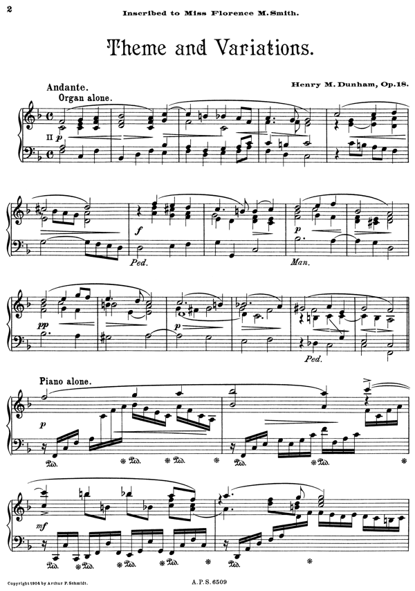 Theme And Variations By Henry Morton Dunham Order Online